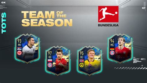 FIFA 21 predicción del TOTS de la Bundesliga Equipo de la Temporada