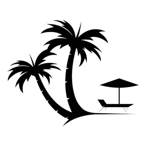 Dise O De Elemento De Vector De Playa Vector Premium