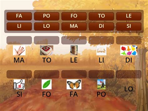 Abbinamento Sillabe Match Up