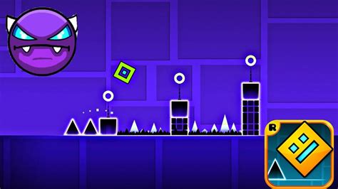 Jogando O Jogo Do Quadrado Que Faz Parkour Geometry Dash YouTube