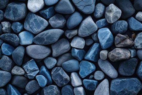Fondo De Piedras Azules Foto Premium