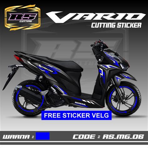 Jual Cutting Sticker Vario Aksesoris Motor Cuting Honda Vario 125