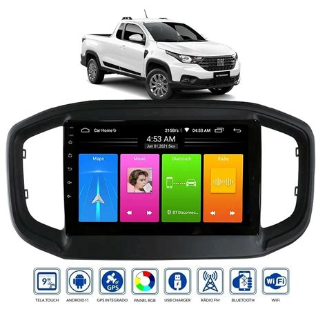 Central Multimídia Android Fiat Argo Processador Quad Core 1 12GHz Gps