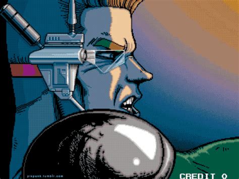 PP 104 Elevator Action Returns 1994 Cyberpunk Sci Fi Pixel Art