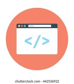 Html Coding Vector Icon Stock Vector Royalty Free