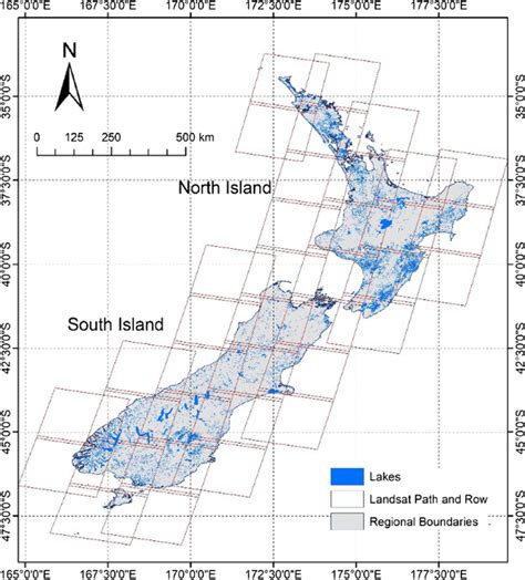 New Zealand Lakes Map Cicely Bridgette
