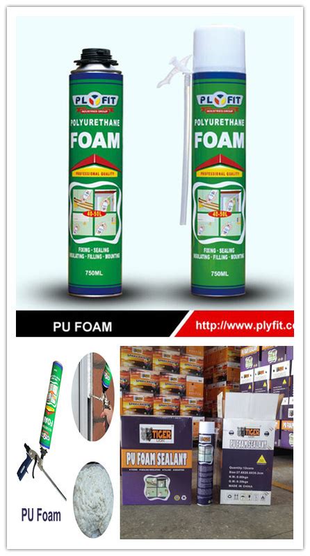 SGS 750ml 폴리우레탄 폼 스프레이 하우스 단열 확장 스프레이