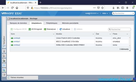 Complete Presentation Of The VMware Host Client Web Client Of VMware