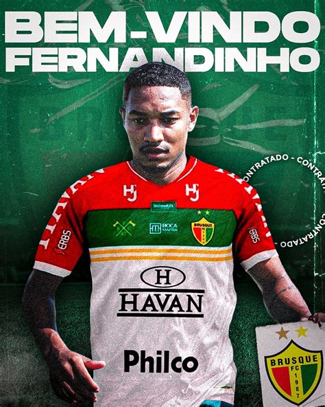 Brusque anuncia a contratação de atacante Fernandinho ex Chape