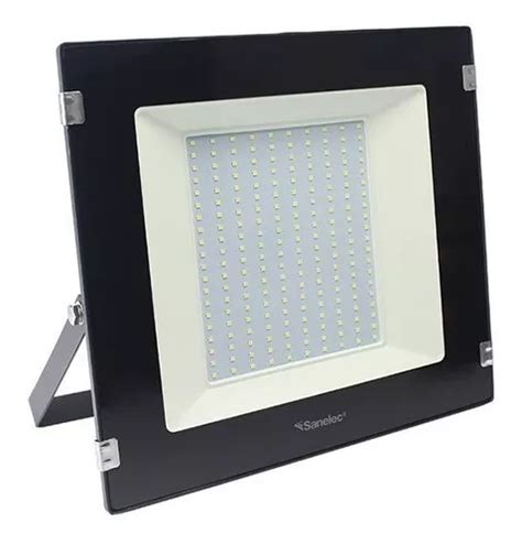 Reflector Fijo Ultra Delgado 200w Sanelec Luz Fría Mod 2170 Envío gratis