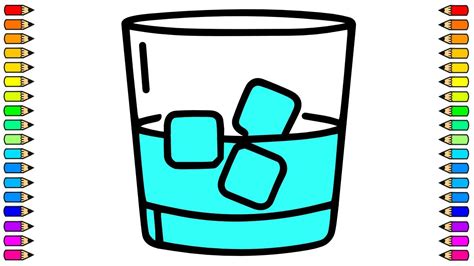 Como Dibujar Un Vaso De Agua Dibujos Faciles
