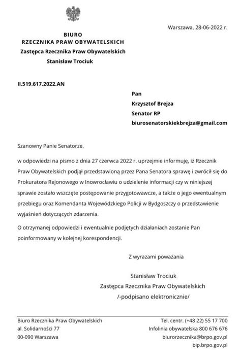 Krzysztof Brejza on Twitter RPO wszczął kontrolę ws użycia gazu