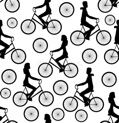 Women Bicycles Stock Illustrations Women Bicycles Stock