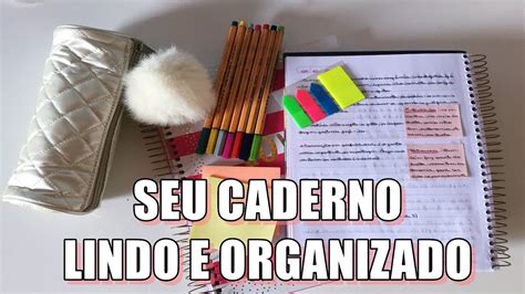 DICAS PARA DEIXAR SEU CADERNO LINDO E ORGANIZADO GASTANDO POUCO 2