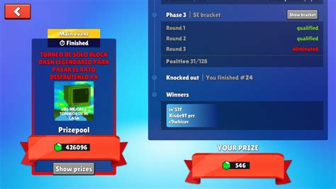 Torneo De Solo Block Dash Legendario Para V Sa Stumble Guys