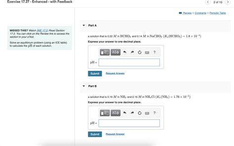 Solved Exercise 17 27 Enhanced With Feedback MISSED Chegg