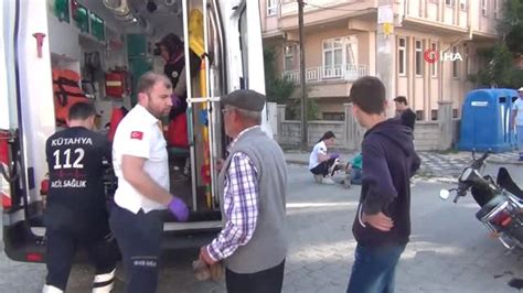 Yolun karşısına geçmeye çalışan yayaya motosiklet çarptı 2 yaralı