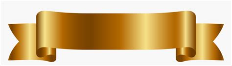 Golden Banner Cliparts Gold Banner Png Transparent Png Transparent