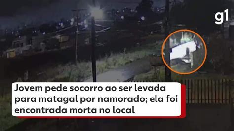 Vídeo mostra jovem pedindo socorro ao ser levada para matagal por