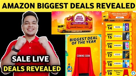 Amazon Great Indian Festival Sale 2022 ALL DEALS REVEALED BIGGEST