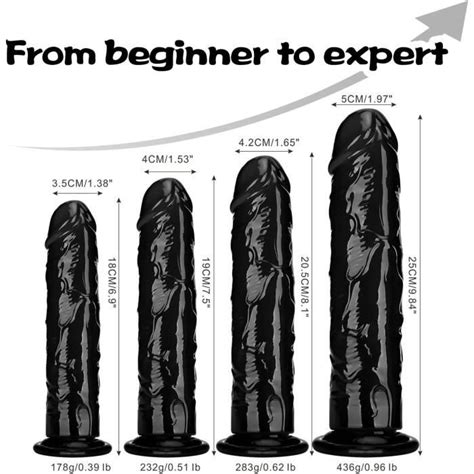 Gros Godes Ventouse 21Cm Gode Dildo Etanche Godemichet Réaliste