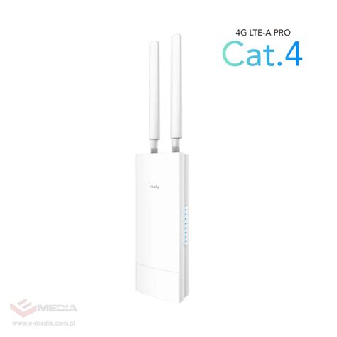 Router zewnętrzny 4G LTE WiFi 5 1200Mbps SIM WAN AC1200 IP65 POE Cudy
