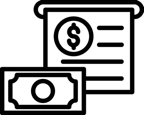 icono de vector aislado de factura de facturación que puede modificar o