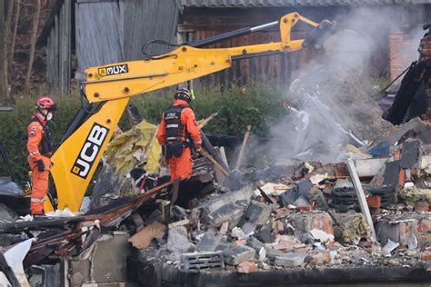 Ustroń eksplozja domu Trwa akcja ratunkowa Pod gruzami mogą być ludzie