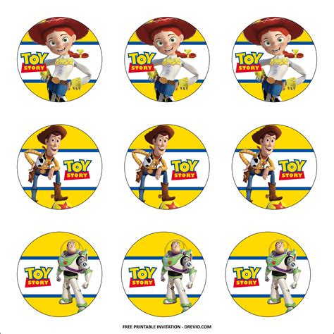 FREE PRINTABLE Toy Story Birthday Party Kits Template