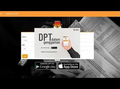Cek Dpt Online Https Kpu Go Id Youtube