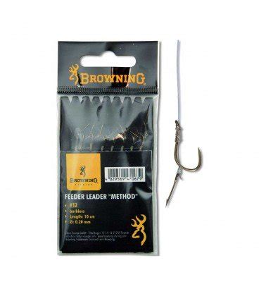 Haki z przyponem Browning Feeder Method z igłą 12 Browning Sport
