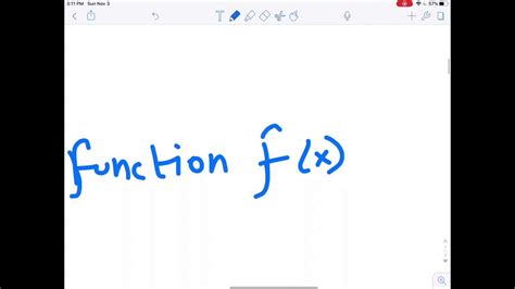 how to use function notation youtube