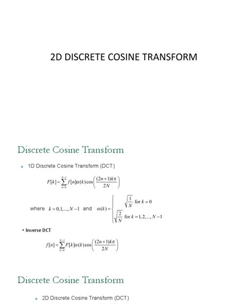 dct and kl transform pdf discrete fourier transform eigenvalues and eigenvectors