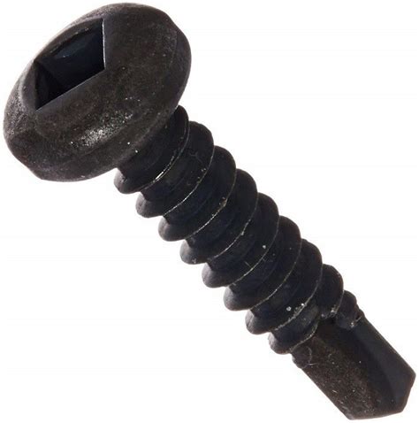 Finish 3 4 Inch Square Drive Pan Head Self Drilling Screws 8 18