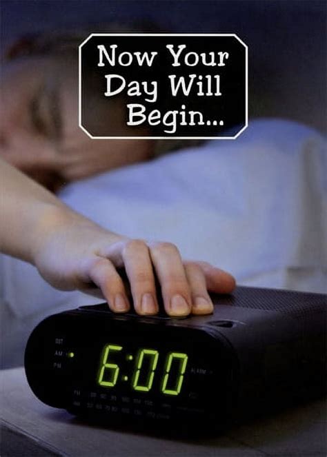 Oatmeal Studios Shut Off Alarm Clock Funny Retirement Congratulations