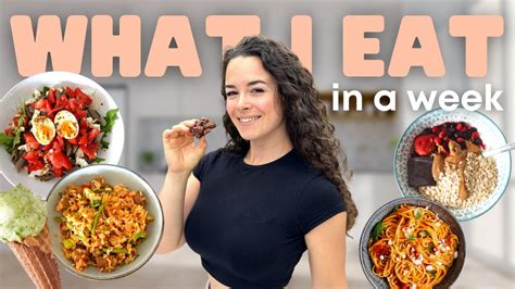 UNE SEMAINE DANS MON ASSIETTE 100 Fit YouTube