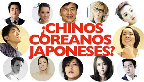 Cómo Diferenciar Japoneses Chinos y Coreanos