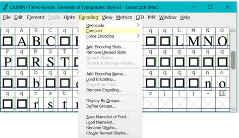 How To Extract Font From A Pdf File Using Fontforge Font Tutorials