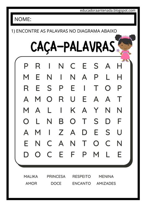 Atividades De Alfabetiza O Ano Ca A Palavras Braincp