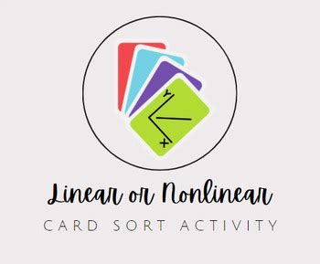 Linear And Nonlinear Functions Sort Tpt