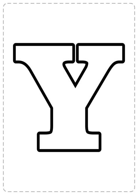 Letra Y Para Imprimir Letras Mayusculas Para Imprimir Letras