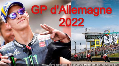 Allemagne Horaires Et Objectifs Du GP D Allemagne MotoGP 2022 Au