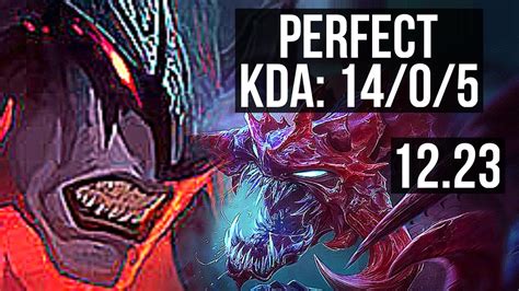 AATROX Vs CHO GATH TOP 14 0 5 Legendary 300 Games EUW Diamond
