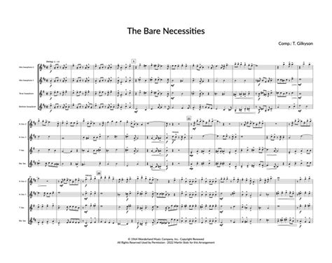 The Bare Necessities Saxophone Quartet