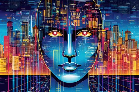 Facial Recognition And Artificial Intelligence Generative Ai Stock
