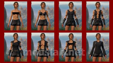 Download Nightsong Topless Skimpy And Black Outfits For Baldurs Gate 3