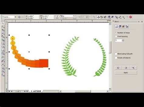 How To Learn Interactive Blend Tool Beginner CorelDRAW YouTube