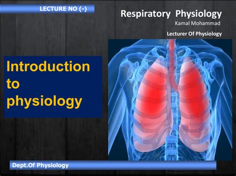 L01 Introduction Respiratory Phys