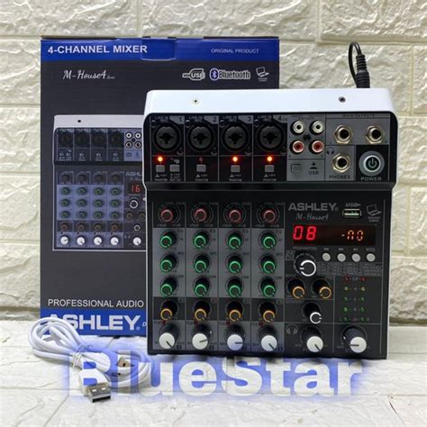 Jual Mixer Ashley M House 4 Original 4 Channel Bluetooth USB