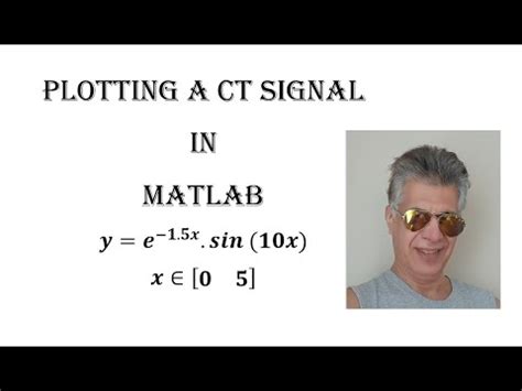 Plotting A Continues Time Signal MATLAB YouTube
